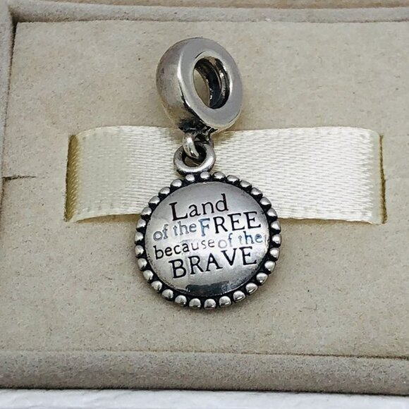 Pandora | Jewelry | Pandora Land Of The Because Of The Brave Dangle ...